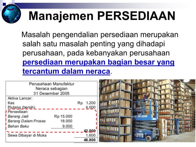 Ruang Lingkup & Dasar Manajemen Persediaan _Materi Training "INVENTORY & WAREHOUSING MANAGEMENT ...