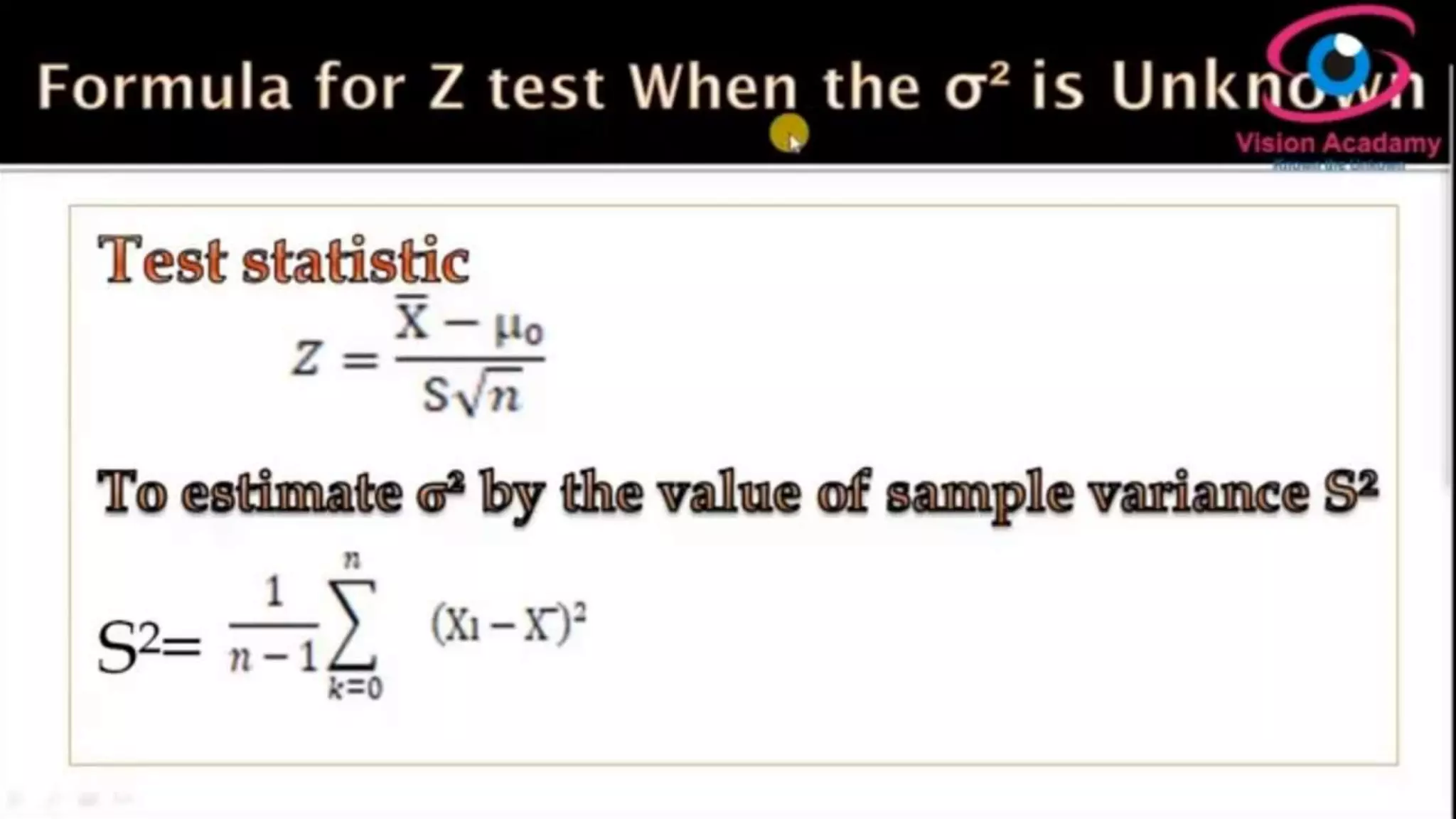 Z - Test - When Population Variance is Unknown | PPTX