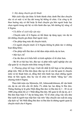 Six sigma noi dung huong dan ap dung | PDF