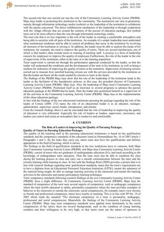 Implementation of total quality management in cheap packages education Program in Community ...