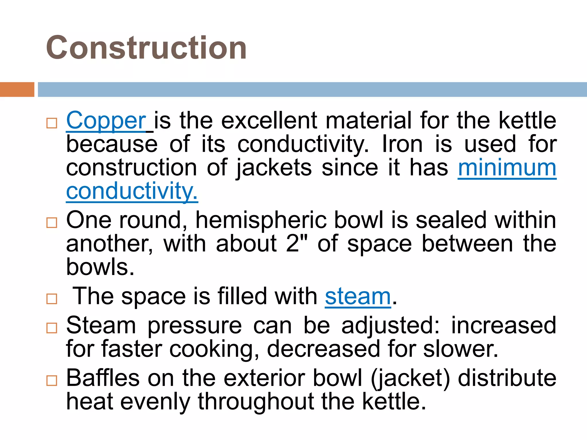 1.steam jacketed kettle | PPTX
