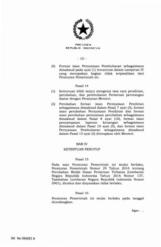 1. salinan pp nomor 8 tahun 2021 | PDF