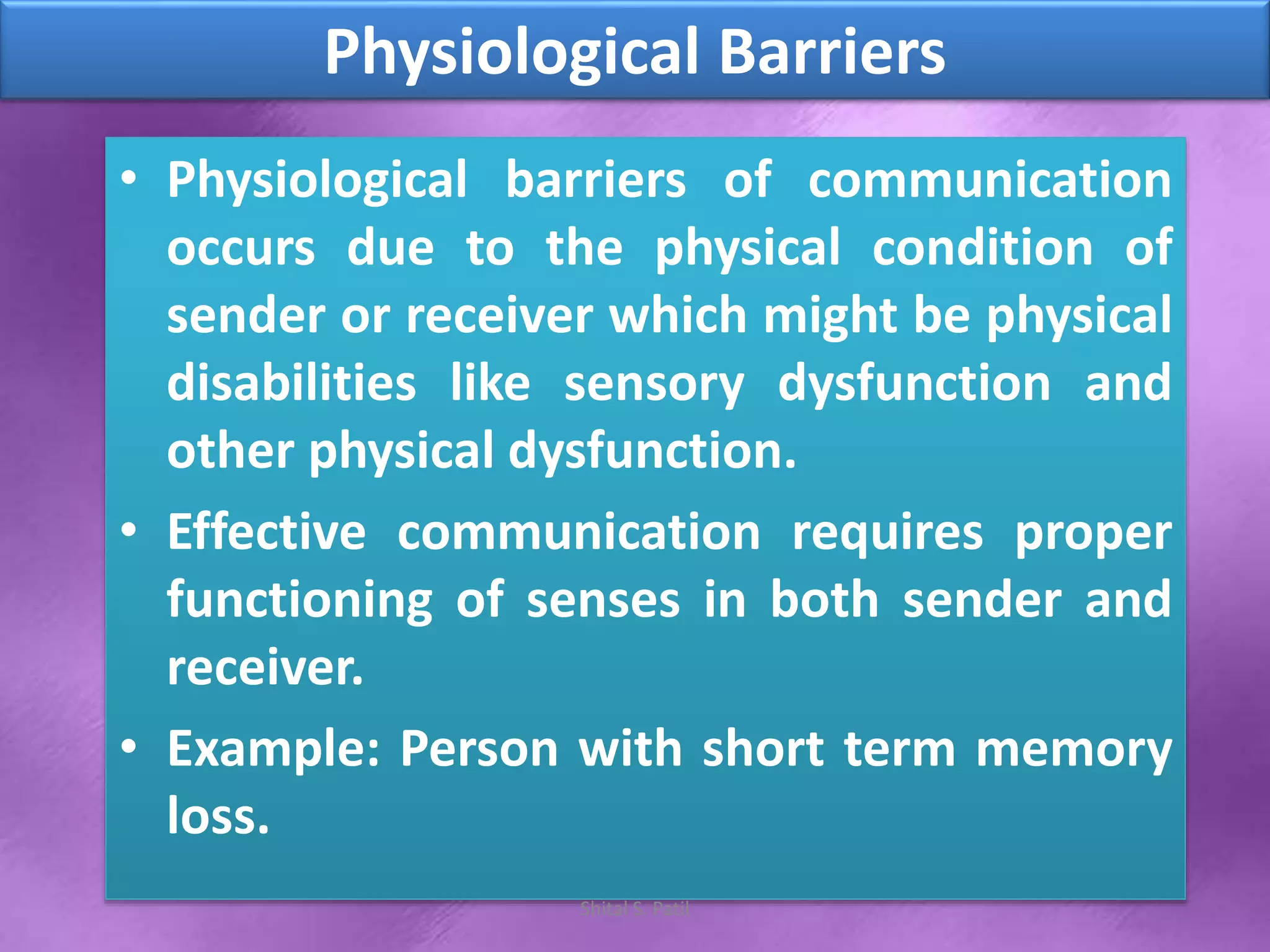 1.2 barriers to communication | PPTX