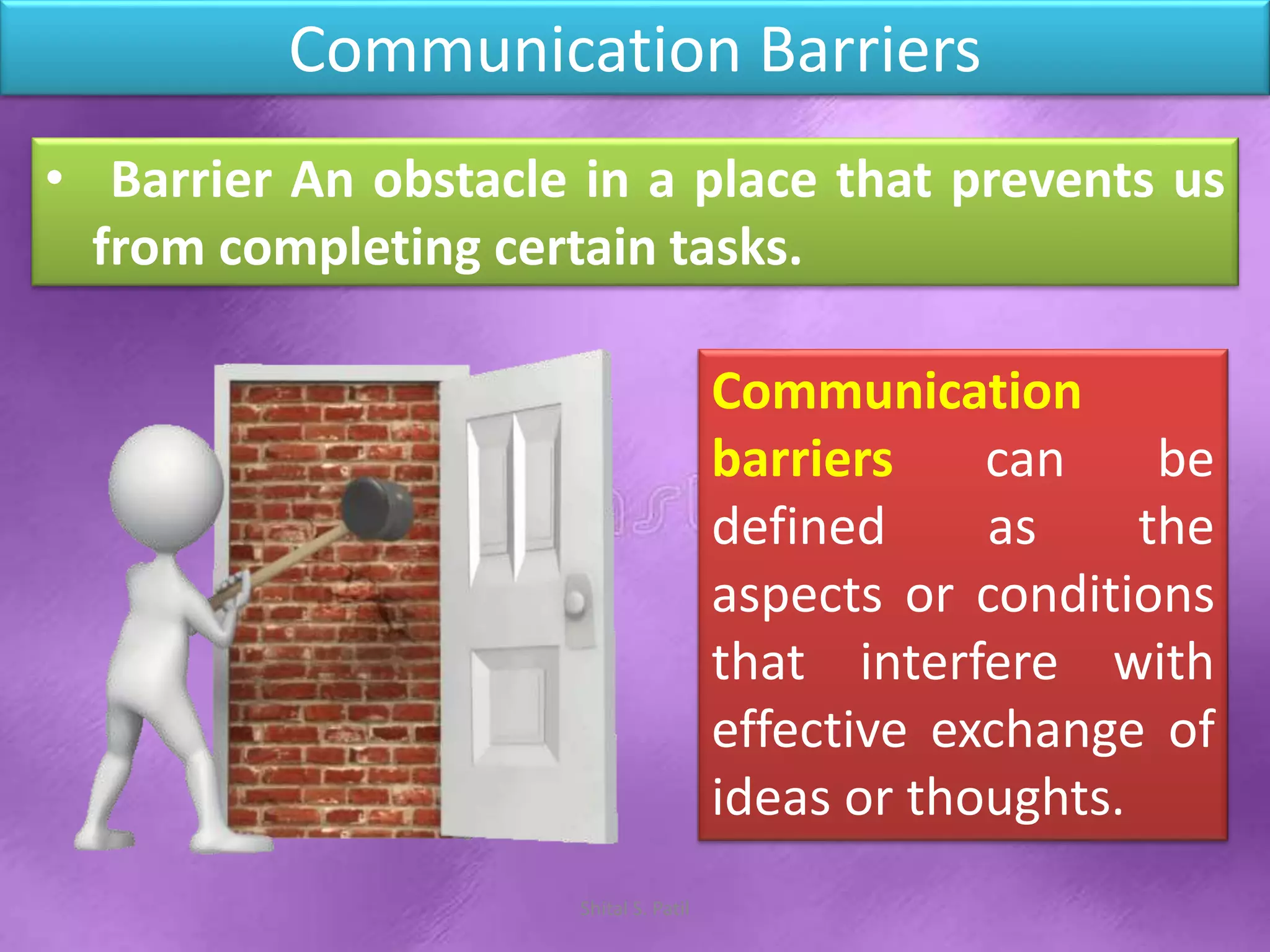 1.2 barriers to communication | PPTX