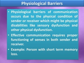 1.2 barriers to communication | PPT