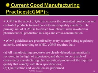 Quality Assurance and Quality Management concepts | PPTX