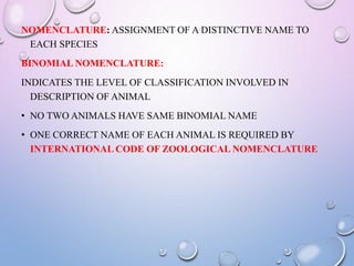 Classification , Phylogeny Pattern of Organization | PPT