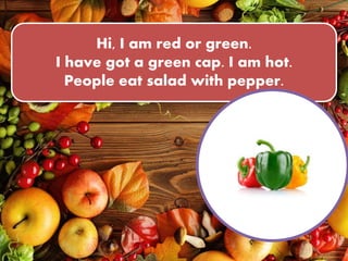 vegetable vegetable quiz | PPTX