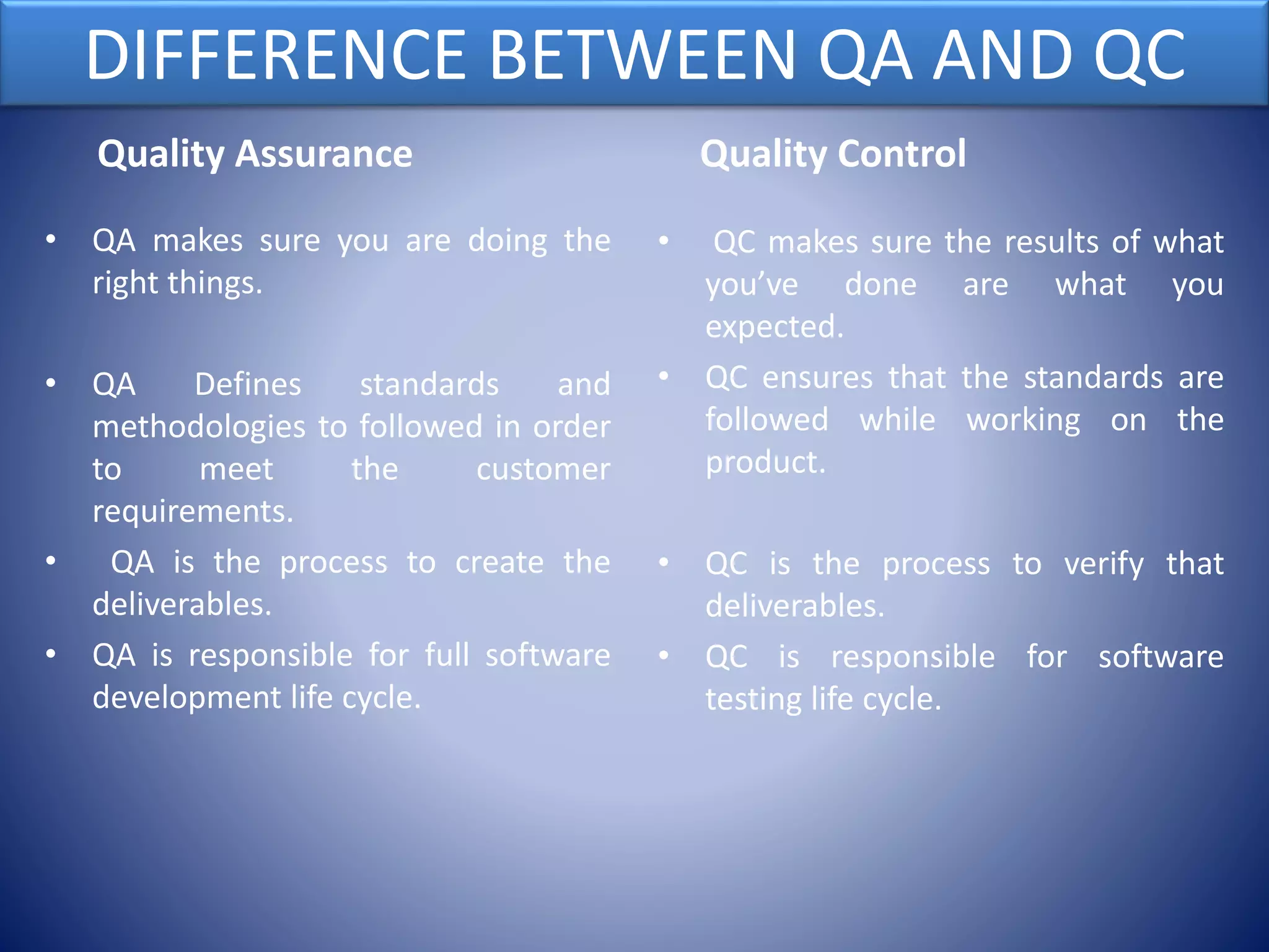 1.3 quality control | PPT
