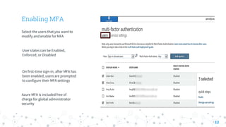 Identity Security - Azure Active Directory | PDF