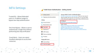 Identity Security - Azure Active Directory | PDF