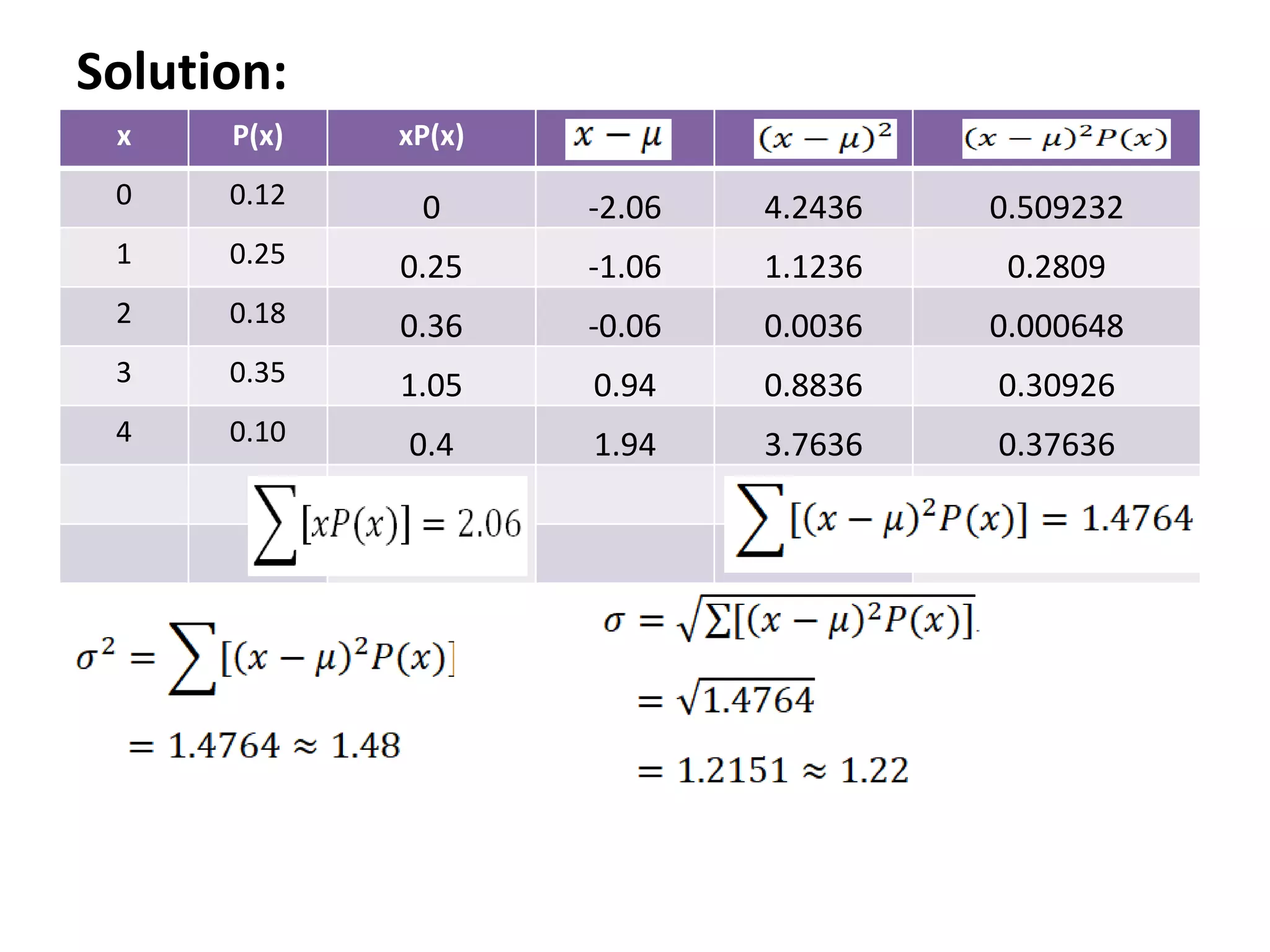 11 Mean Variance And Standard Deviation Pptx Physics Science