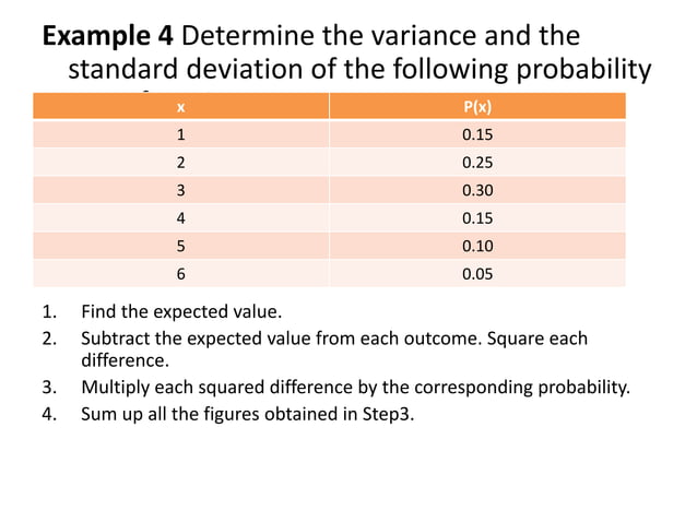 1.1 mean, variance and standard deviation | PPTX | Physics | Science