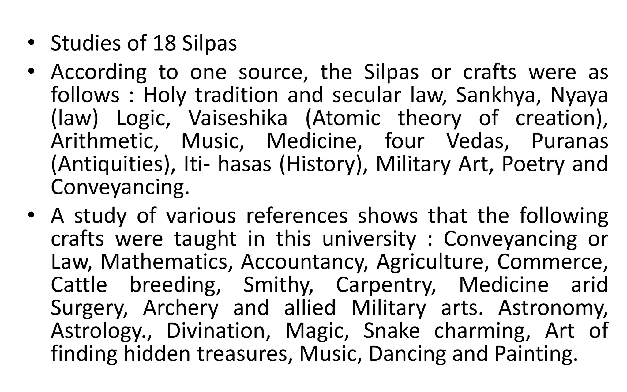 Ancient Educational Institutions: Takshashila, Nalanda and Valabhi | PPTX