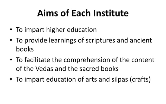 Ancient Educational Institutions: Takshashila, Nalanda and Valabhi | PPTX