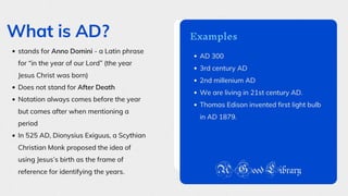 BC- AD v/s BCE-CE: WHAT’S THE DIFFERENCE BETWEEN THESE TIMELINES? | PPTX