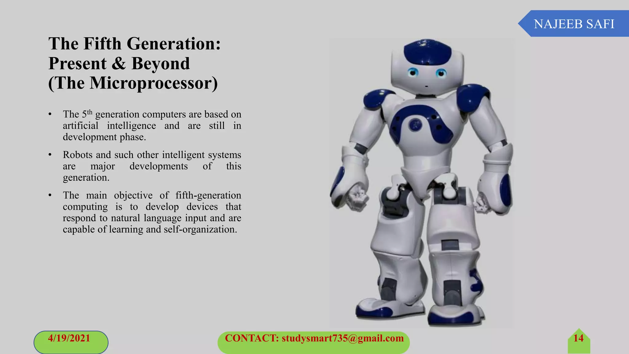 1. basic definition & concepts of computer | PPTX