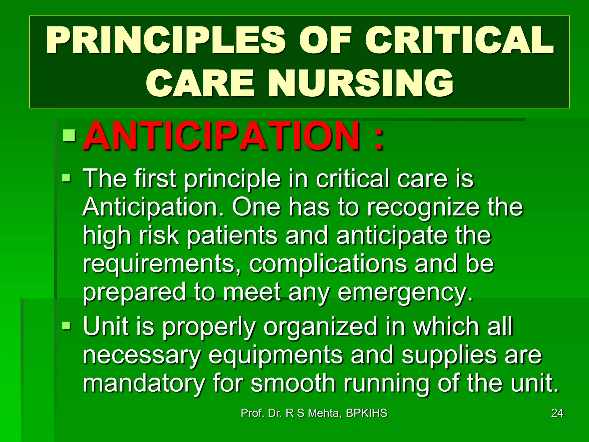 1. critical care introduction concept | PPT
