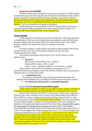 1. basic aspects of physiology during ecmo support | PDF