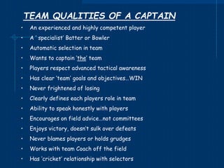 Captaincy | PPT