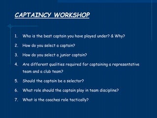 Captaincy | PPT