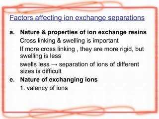 Ion Exchange Chromatography | PDF