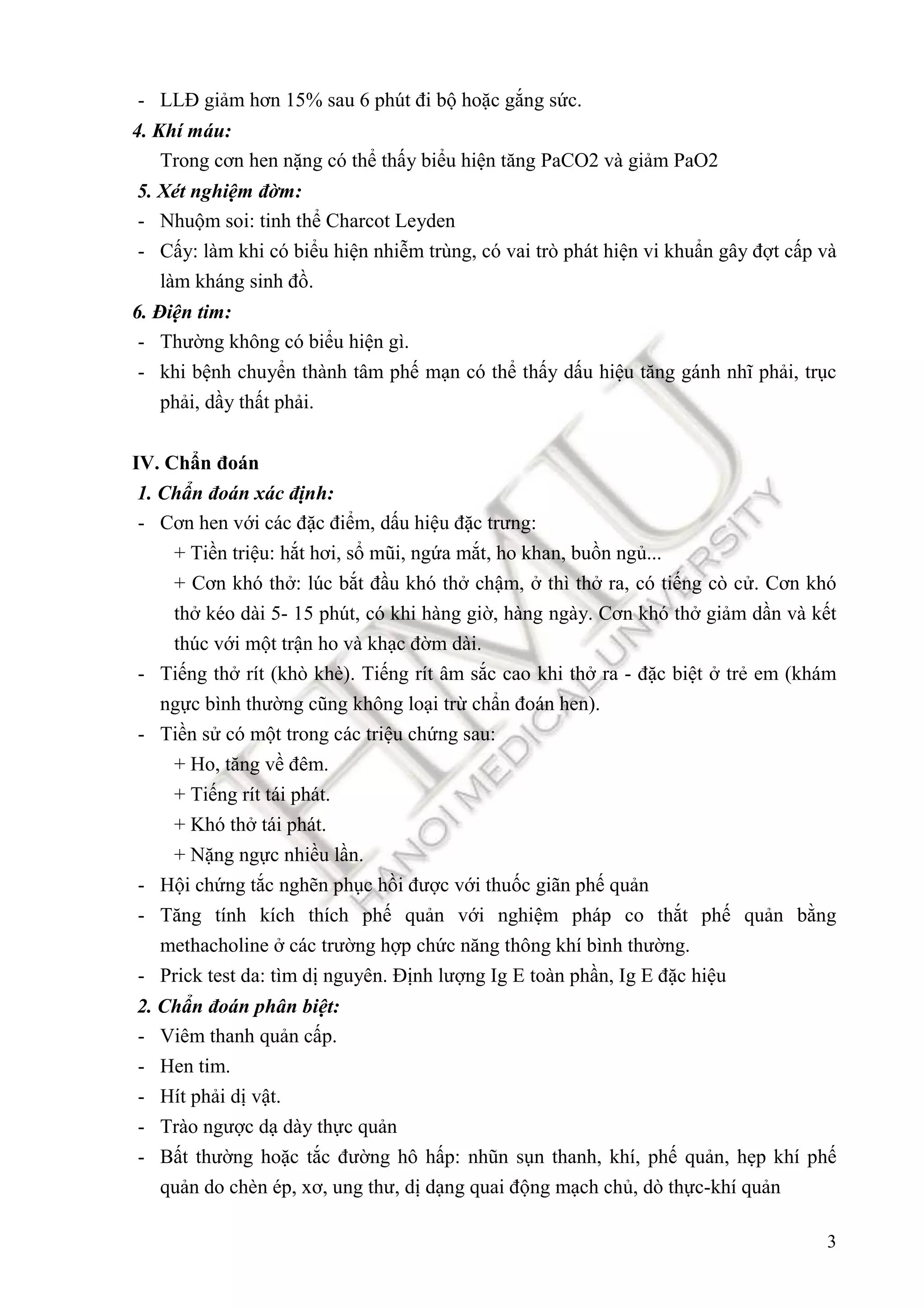 HEN PHẾ QUẢN | PDF