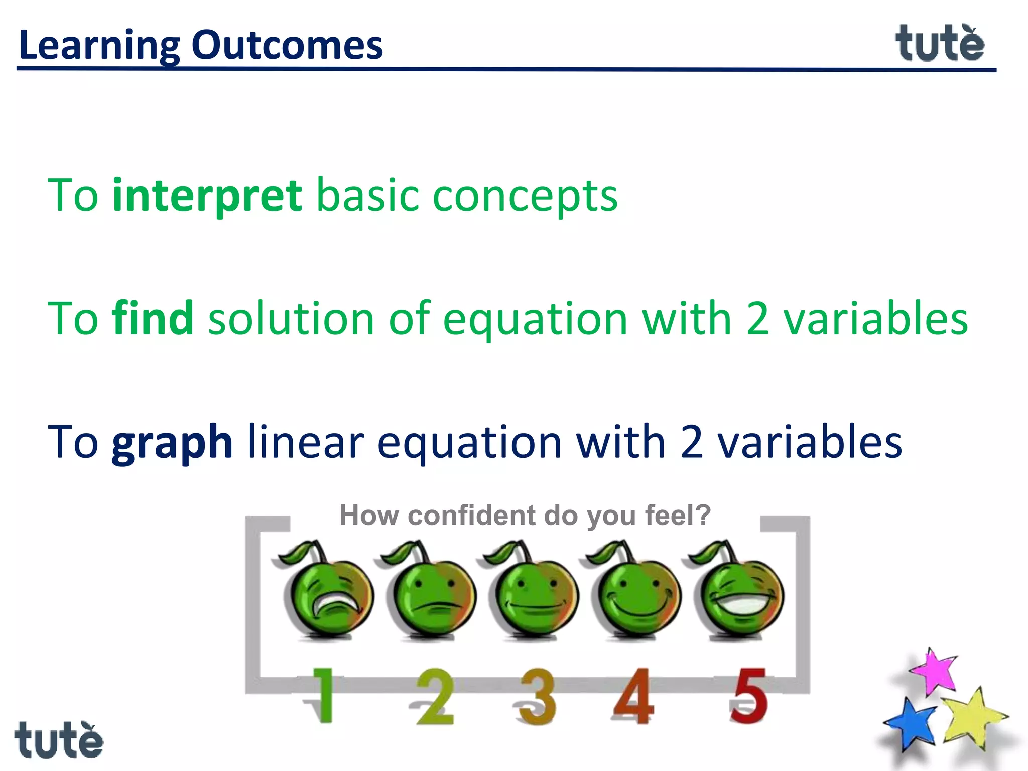 1 Linear Equations In Two Variables Introduction Solution And Graphing Pptx