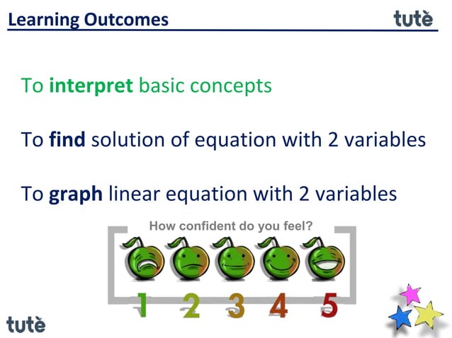 1. linear equations in two variables introduction, solution and graphing | PPTX