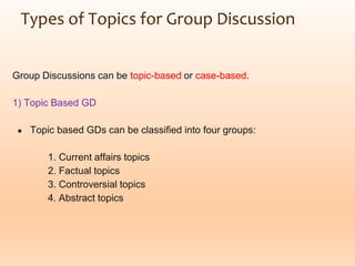 1. group discussion | PPTX