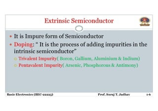 1. semiconductor basic | PDF