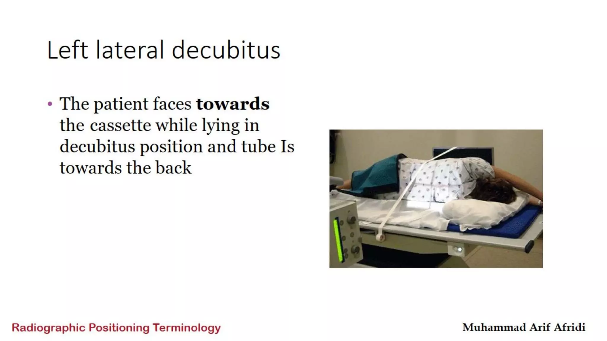 Radiographic positioning terminology | PDF