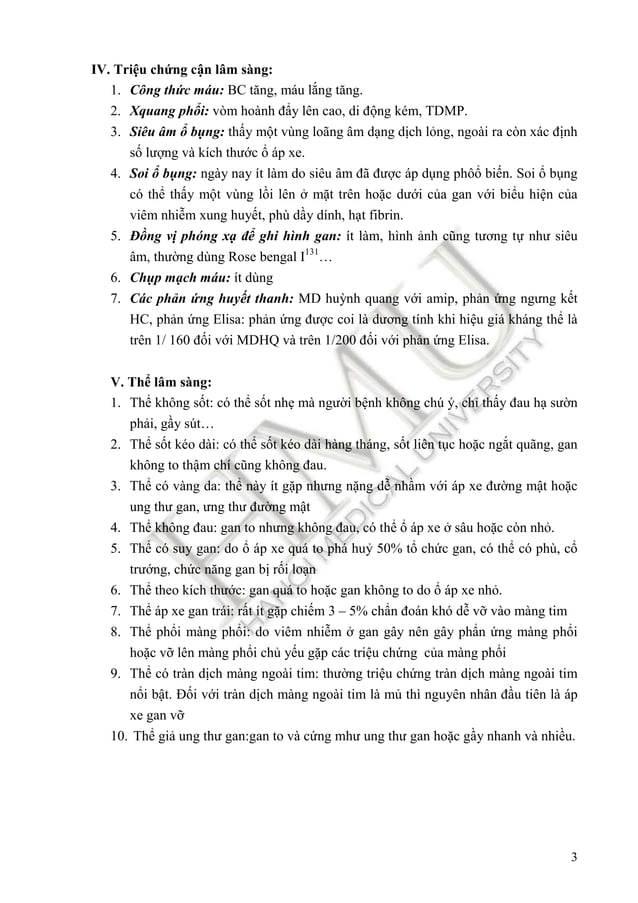 ÁP XE GAN DO AMIP | PDF