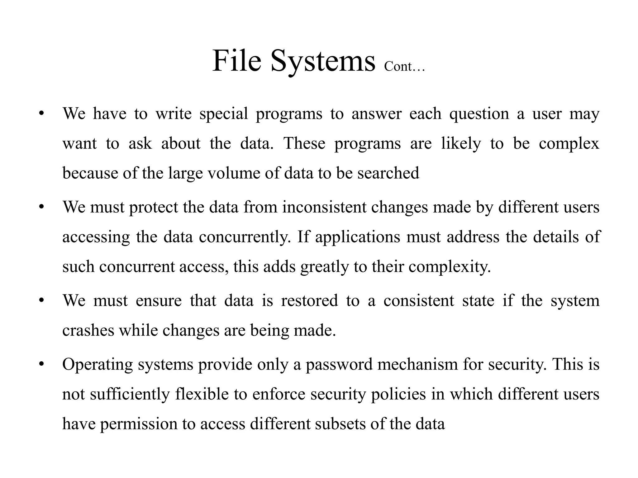 File system vs DBMS | PPTX