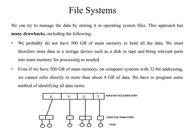 File System Vs Dbms Ppt 