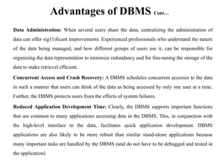 File system vs DBMS | PPTX