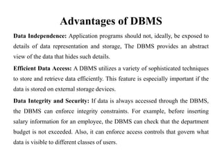 File system vs DBMS | PPT