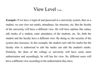 data abstraction in DBMS | PPTX
