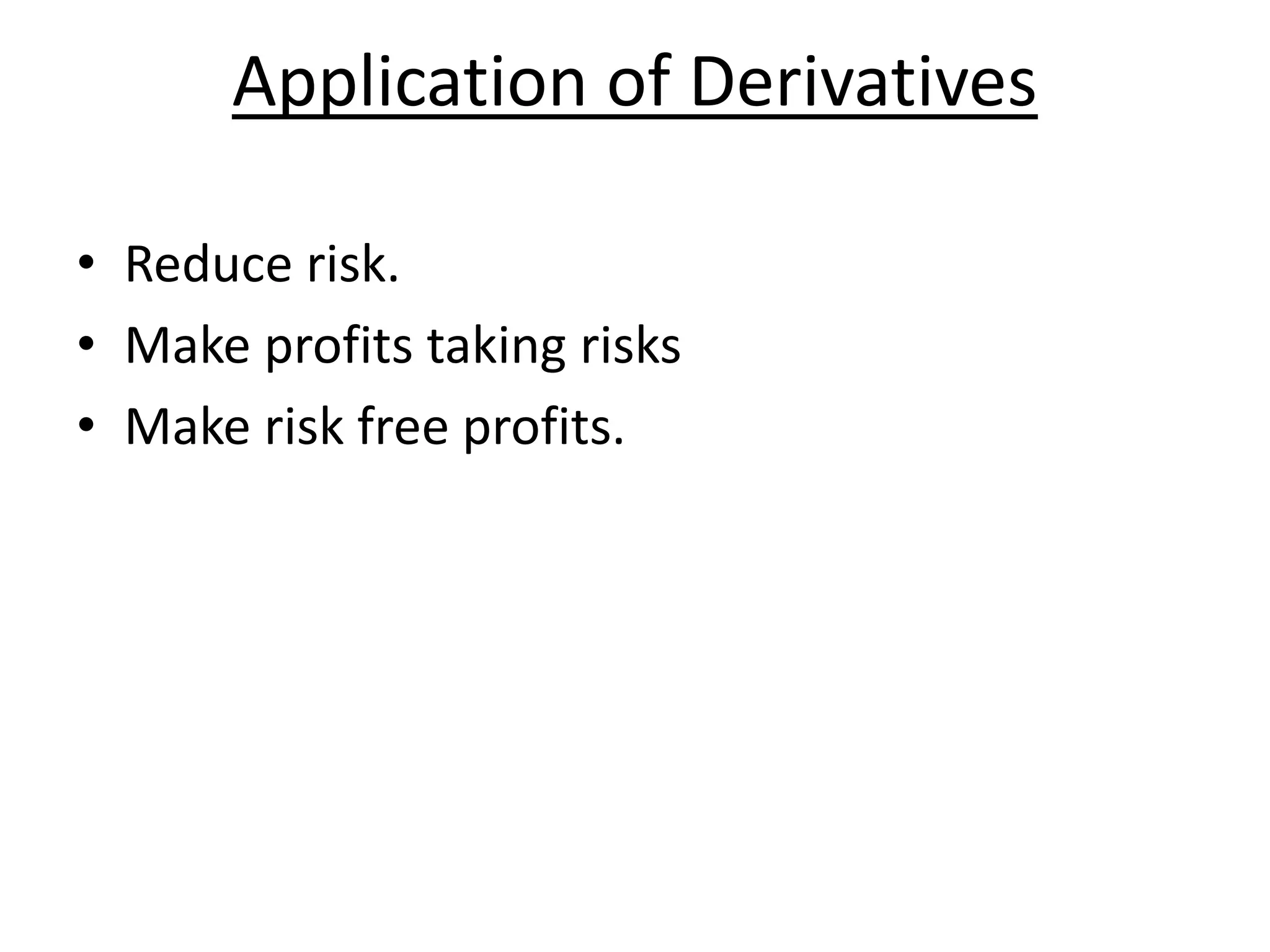 Derivatives introduction | PPT