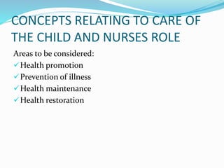 1.modern concepts of child care | PPTX