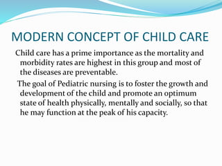 1.modern concepts of child care | PPTX