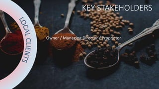 DESIGN THINKING FOR SPICE INDUSTRY | PPTX