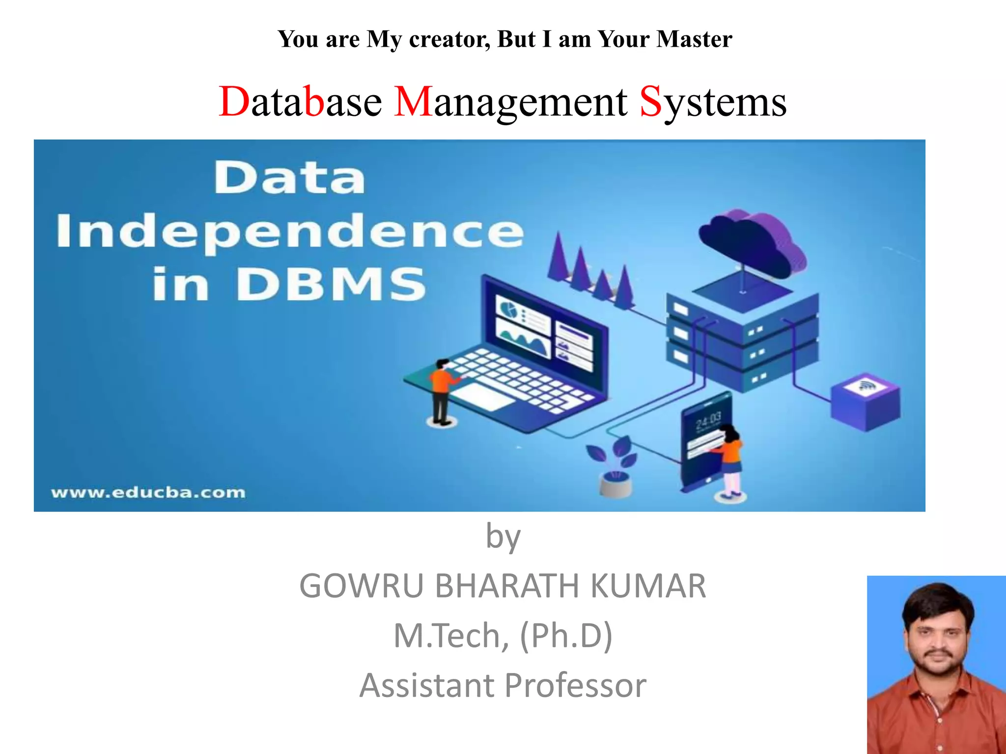 1.4 data independence | PPTX