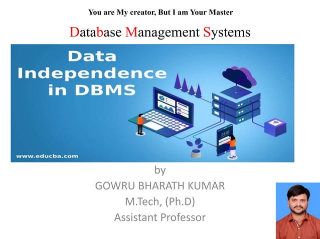1.4 data independence | PPTX