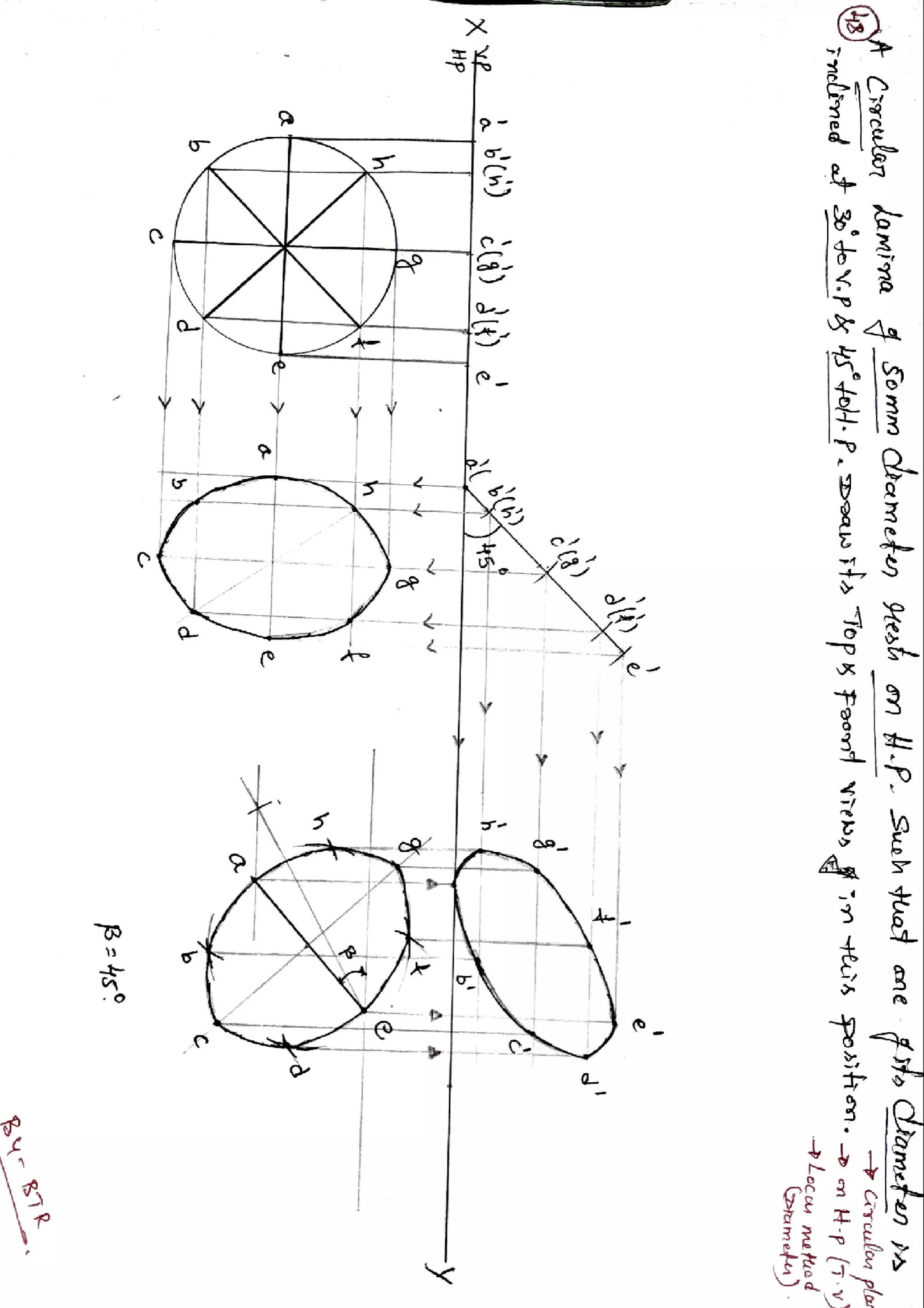 Projection of Planes- Engineering Graphics | PDF