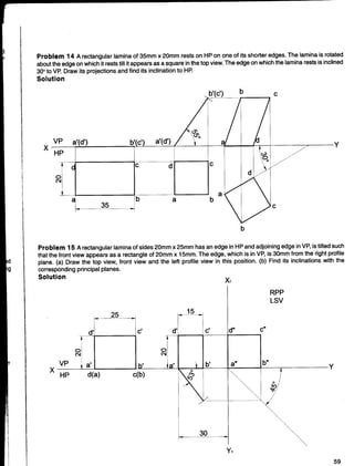 Projection of Planes- Engineering Graphics | PDF