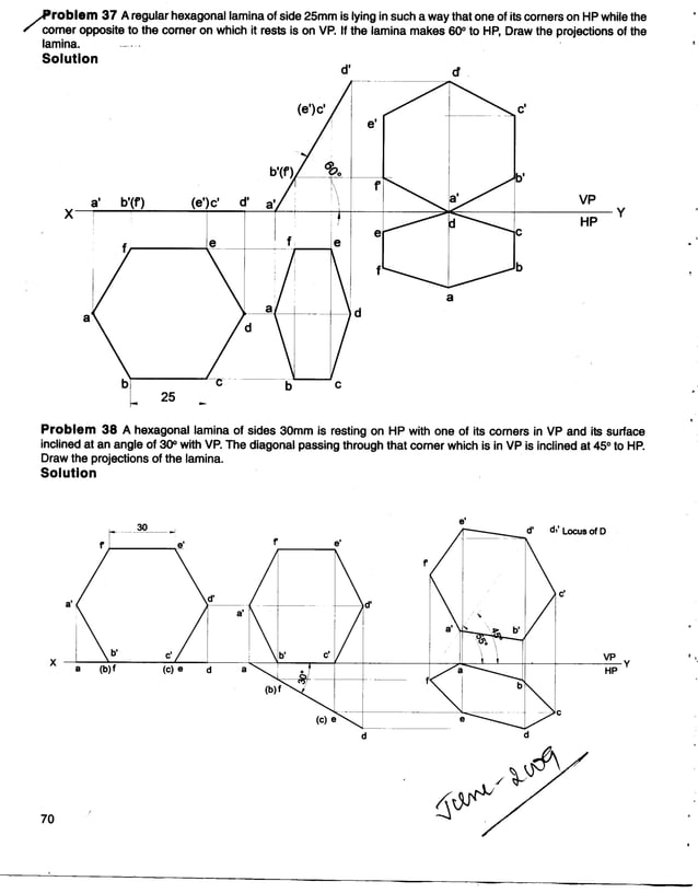 Projection of Planes- Engineering Graphics | PDF | 3-D Graphics | Computer Software and Applications