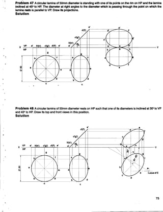 Projection of Planes- Engineering Graphics | PDF