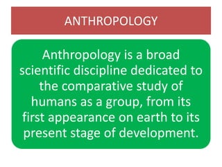An Introduction to Anthropology | PPTX