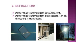 1.properties of light and it's interaction with matter | PPTX